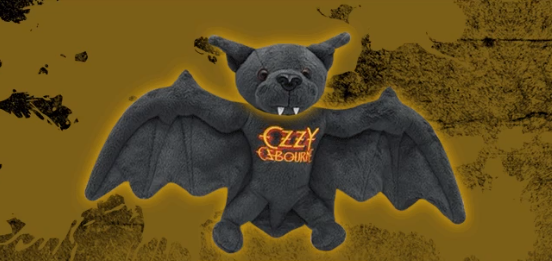 Ozzy Osbourne Commemorates Infamous Bat Incident With Plush Toy