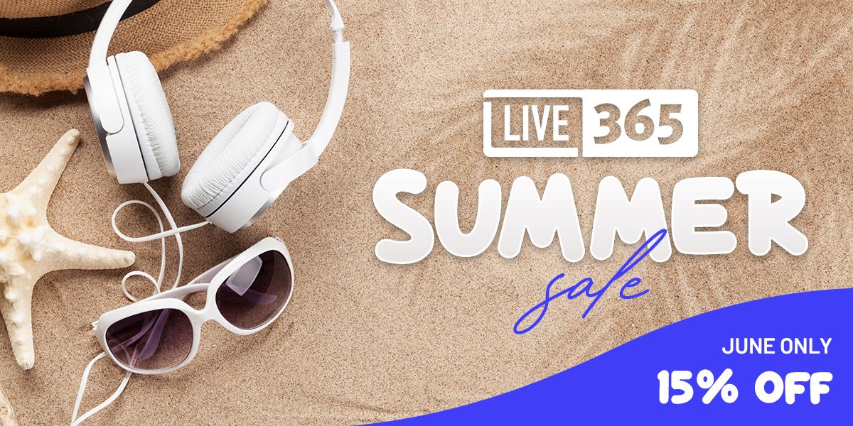Summer 2022 Begins: Live365 Sale!
